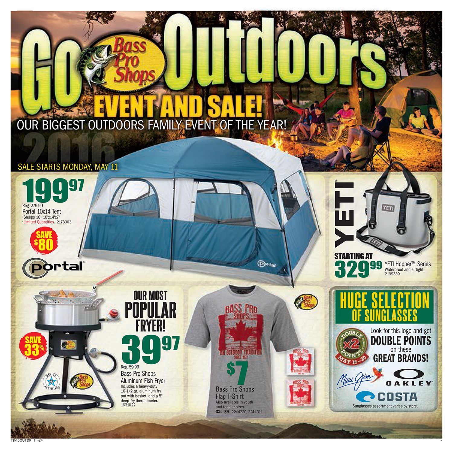 Bass Pro Shops Weekly Flyer - Go Outdoors Event & Sale! - May 11 – 30 ...