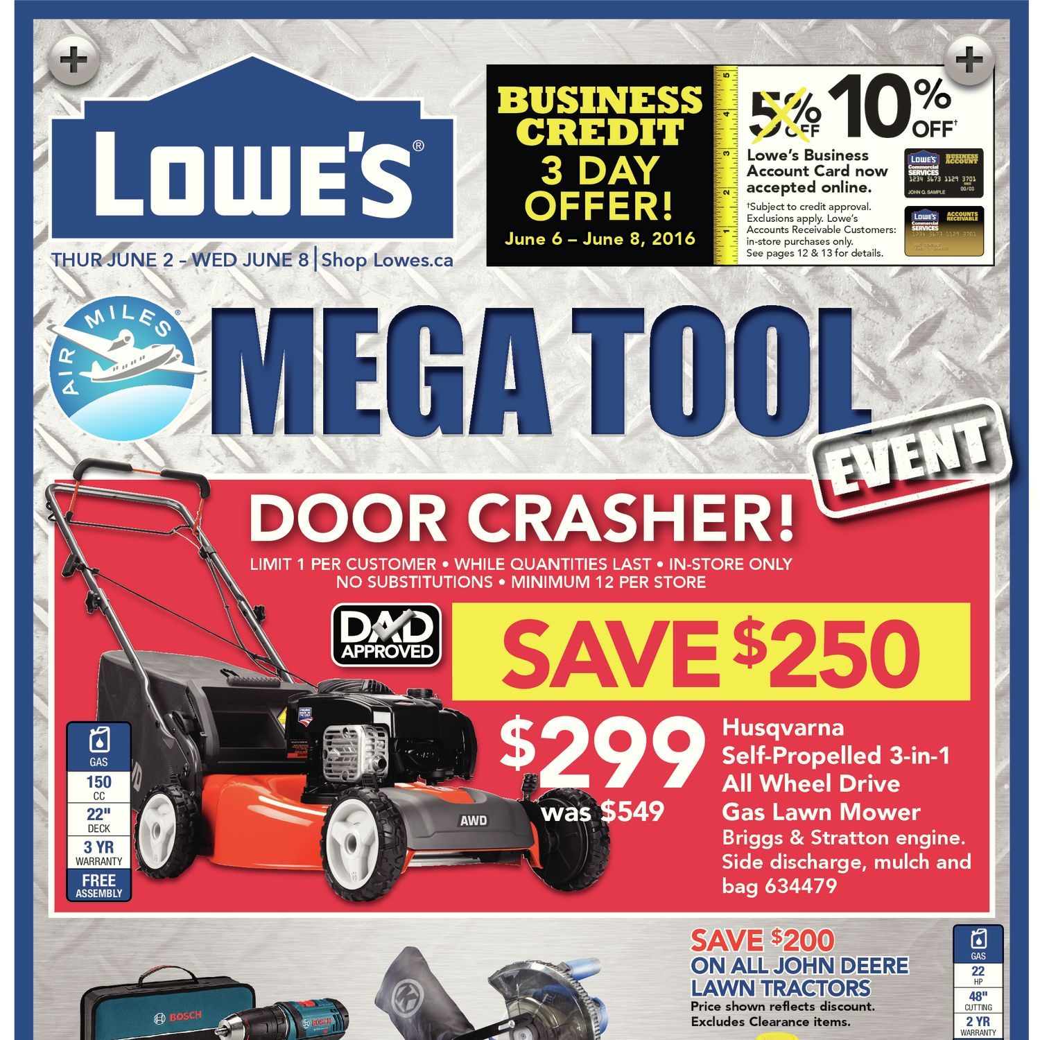 Lowe's Weekly Flyer - Weekly - Mega Tool Event - Jun 2 – 8 ...