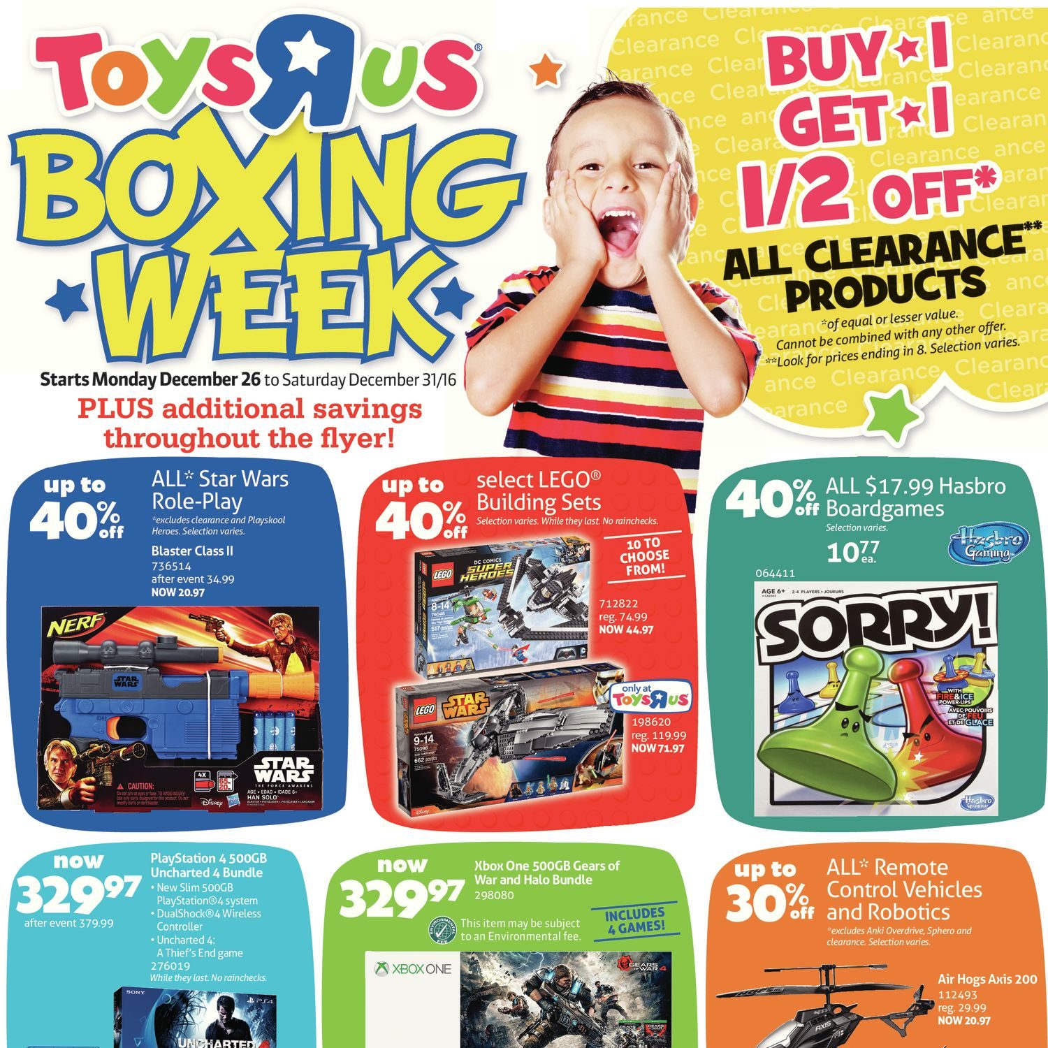 Toys R Us Weekly Flyer - Boxing Week Deals - Dec 26 – 31 - RedFlagDeals.com