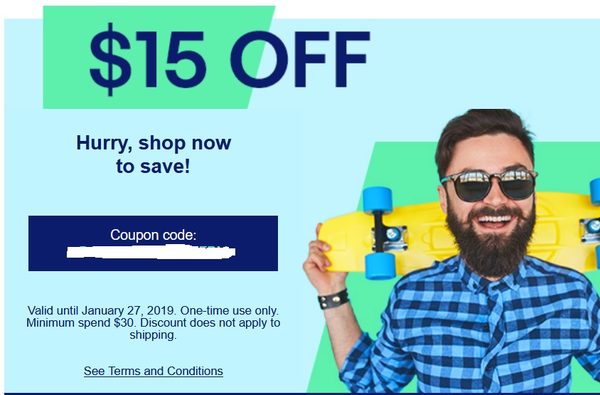 [eBay.ca] [Targeted] eBay $15 off on $30 - RedFlagDeals.com Forums