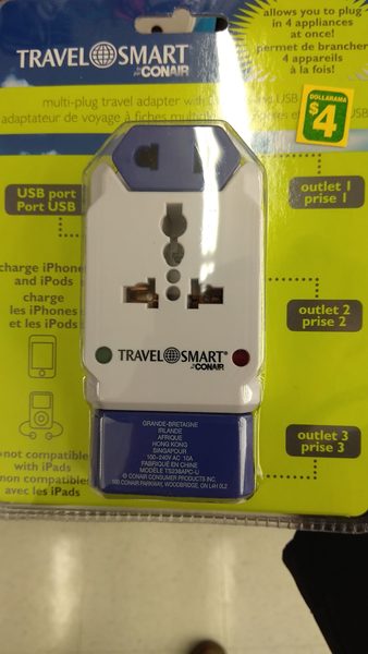 [Dollarama] Travel Outlet Adapter $4 at Dollarama - RedFlagDeals.com Forums