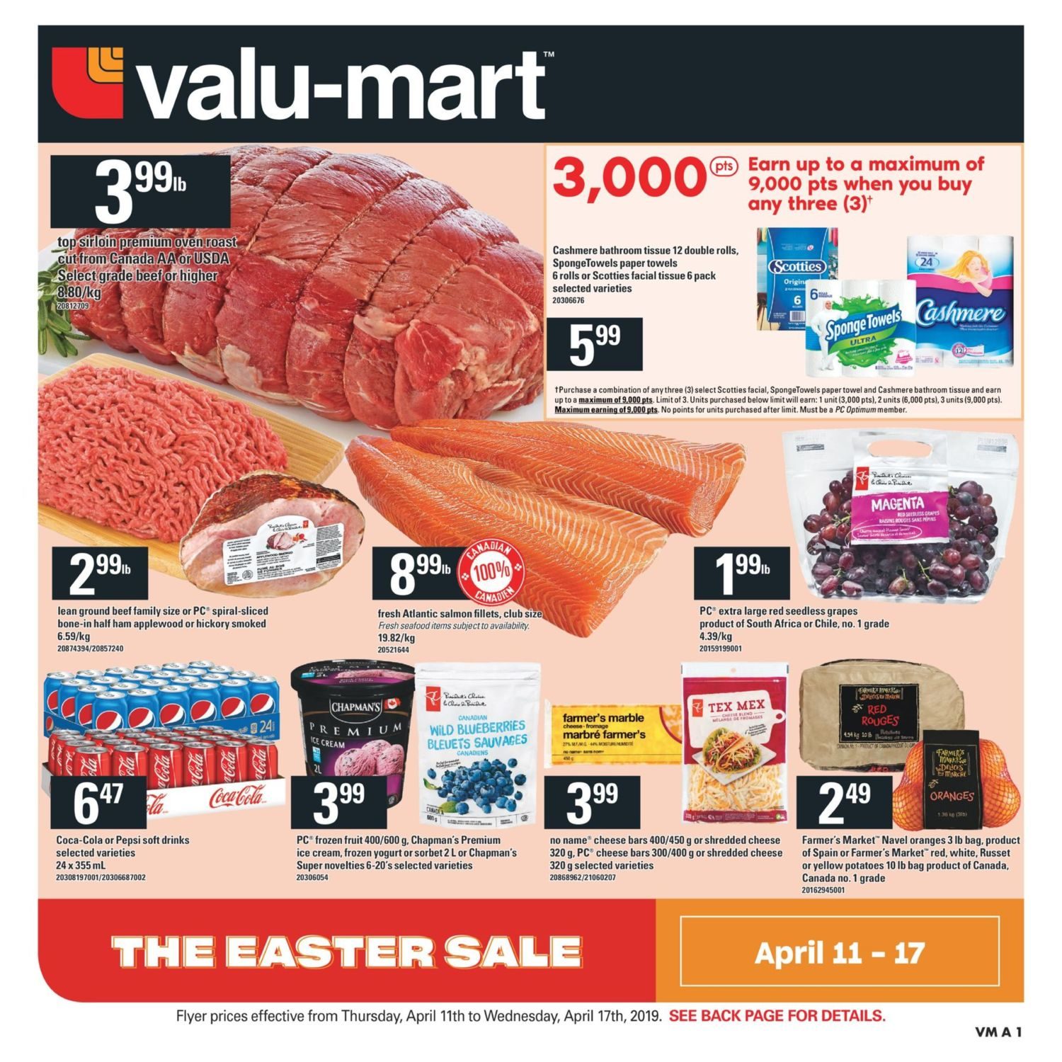 Valu-Mart Weekly Flyer - Weekly - The Easter Sale - Apr 11 – 17 ...