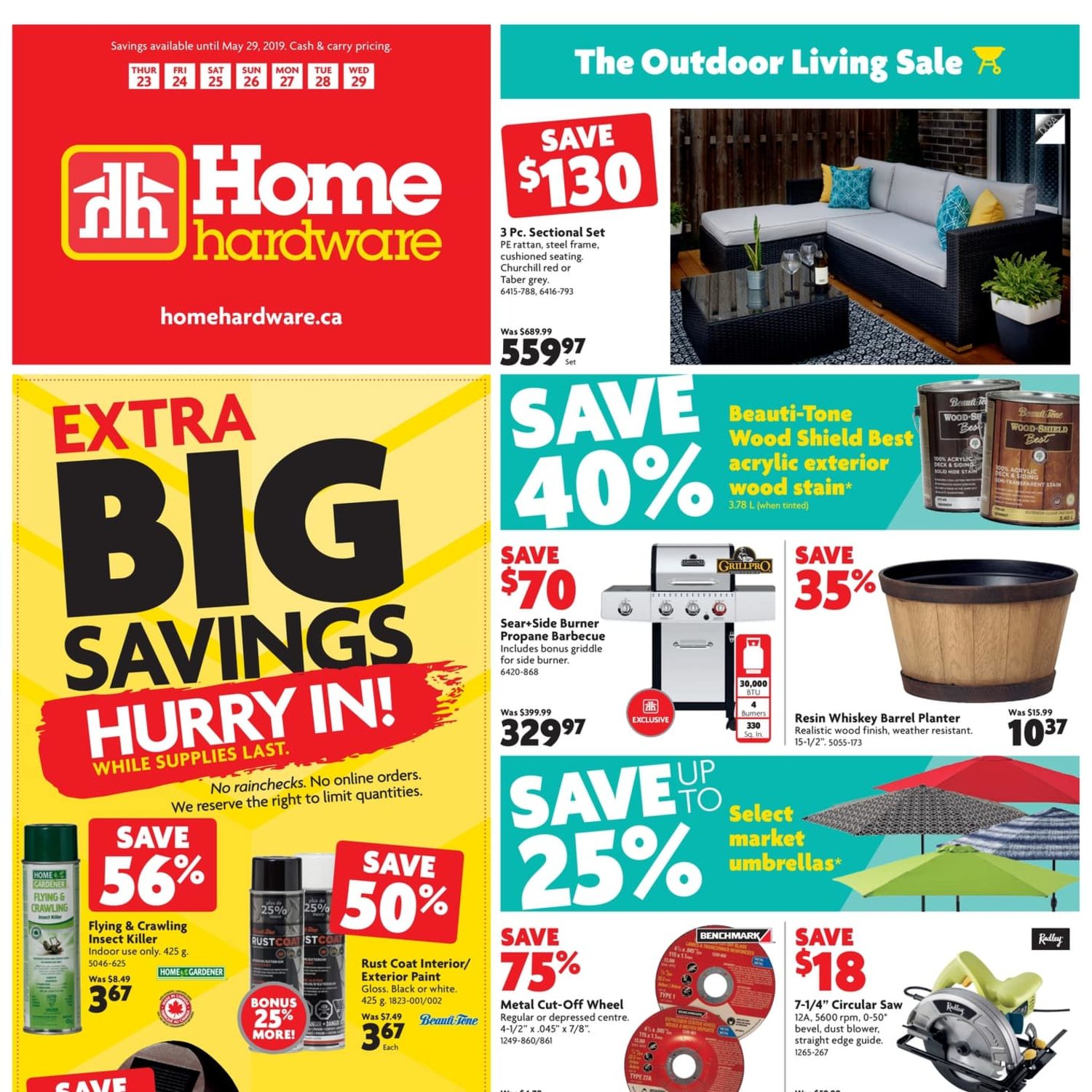 Home Hardware Weekly Flyer - Weekly - The Outdoor Living Sale - May 23 ...