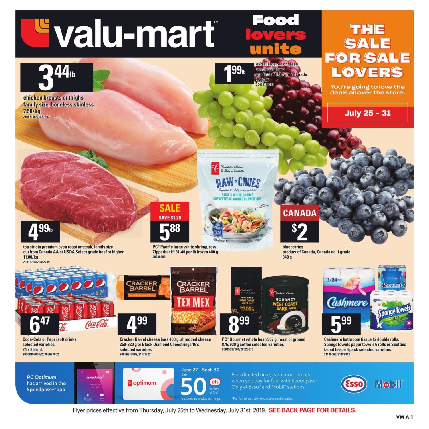 Valu-Mart Weekly Flyer - Weekly - The Sale For Sale Lovers - Jul 25 ...