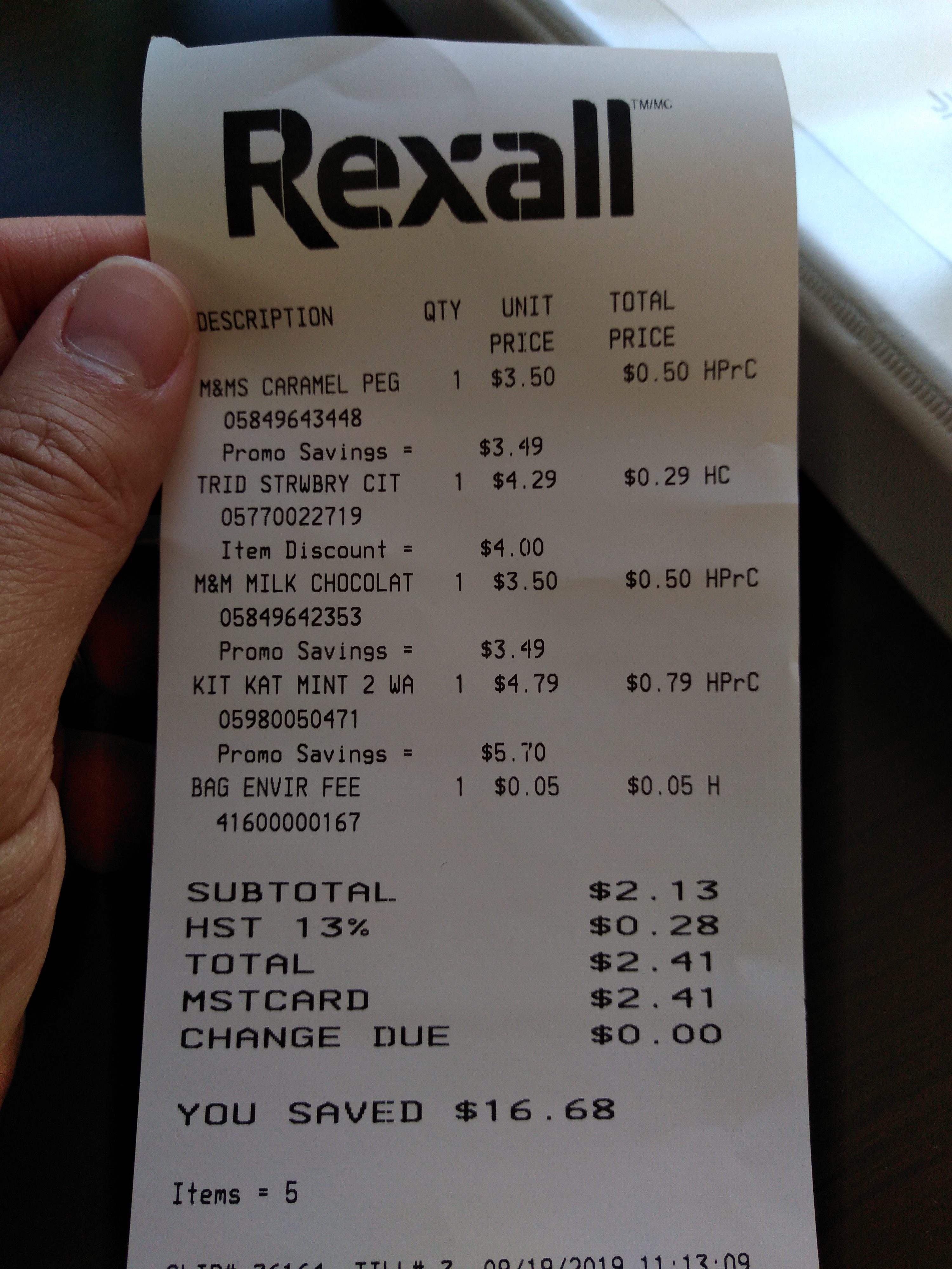 [Rexall] YMMV - Rexall (Bolton, ON) discount snacks, Kit-Kat 170g $0.79 ...