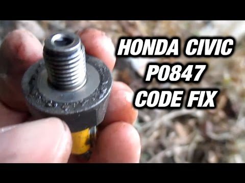 P0847 code for 3rd clutch transmission fluid pressure switch - 2009 ...