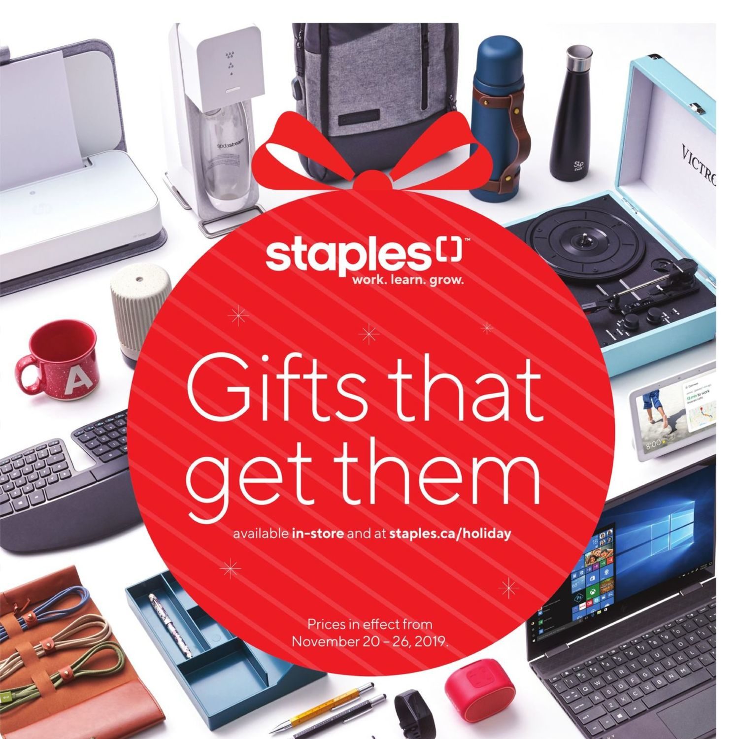 Staples Weekly Flyer - Gift Guide - Gifts That Get Them - Nov 20 – 26 ...