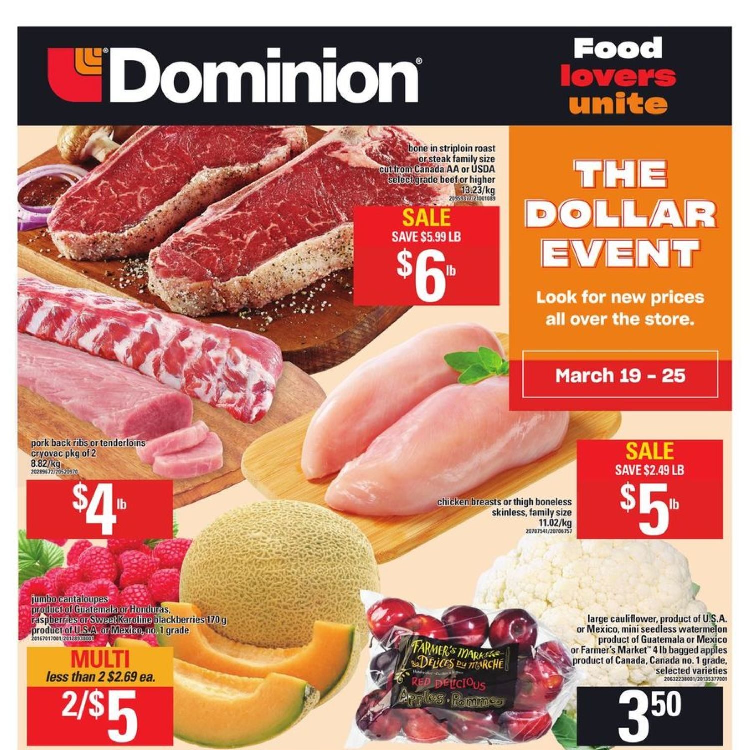 Dominion Weekly Flyer - Weekly Specials - Mar 19 – 25 - RedFlagDeals.com