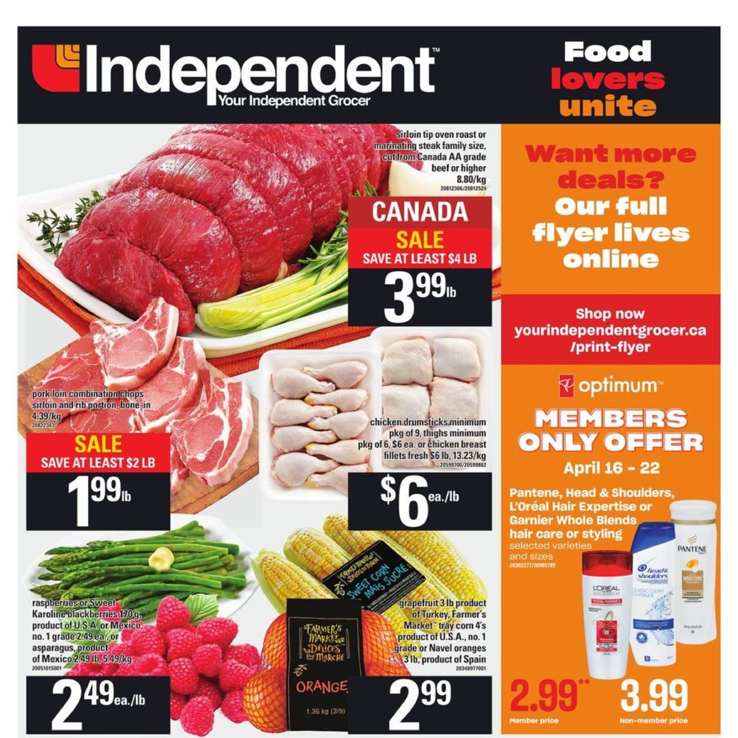 Your Independent Grocer Weekly Flyer - Weekly Specials - Apr 16 – 22 ...