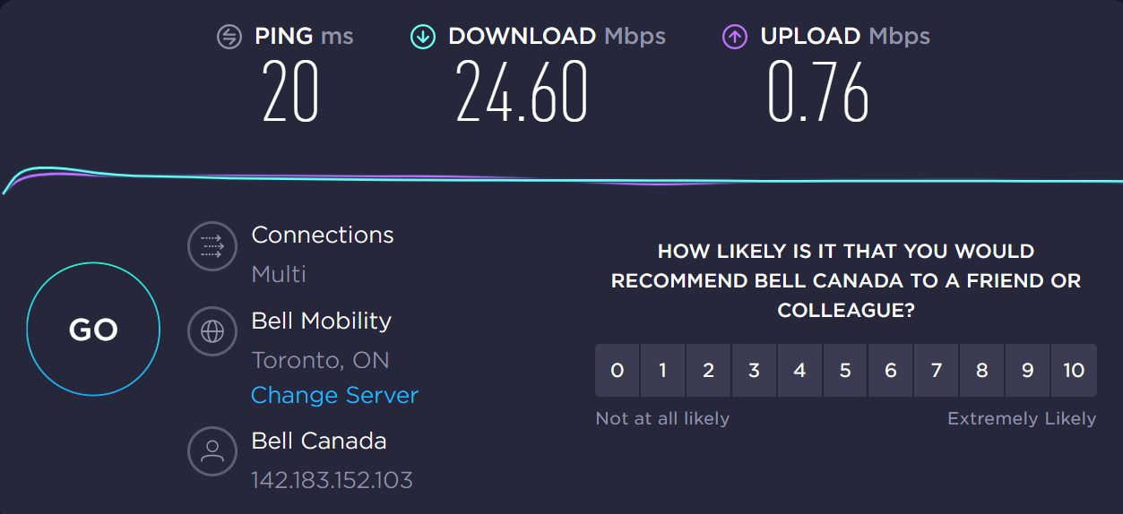Bell Fixed wireless home internet - Page 7 - RedFlagDeals.com Forums