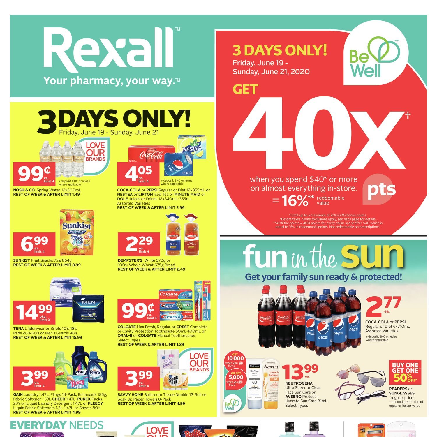 Rexall Weekly Flyer - Weekly - Jun 19 – 25 - RedFlagDeals.com