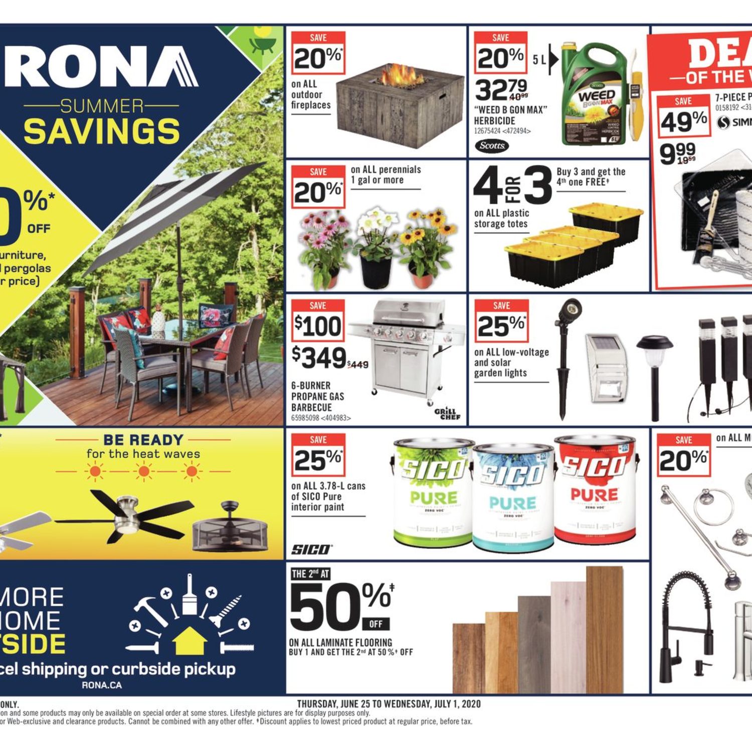 Rona Weekly Flyer - Weekly - Summer Savings - Jun 25 – Jul 1 ...