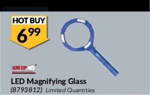 [Princess Auto] LED magnifying glass for $6.99 starting Aug. 18th ...