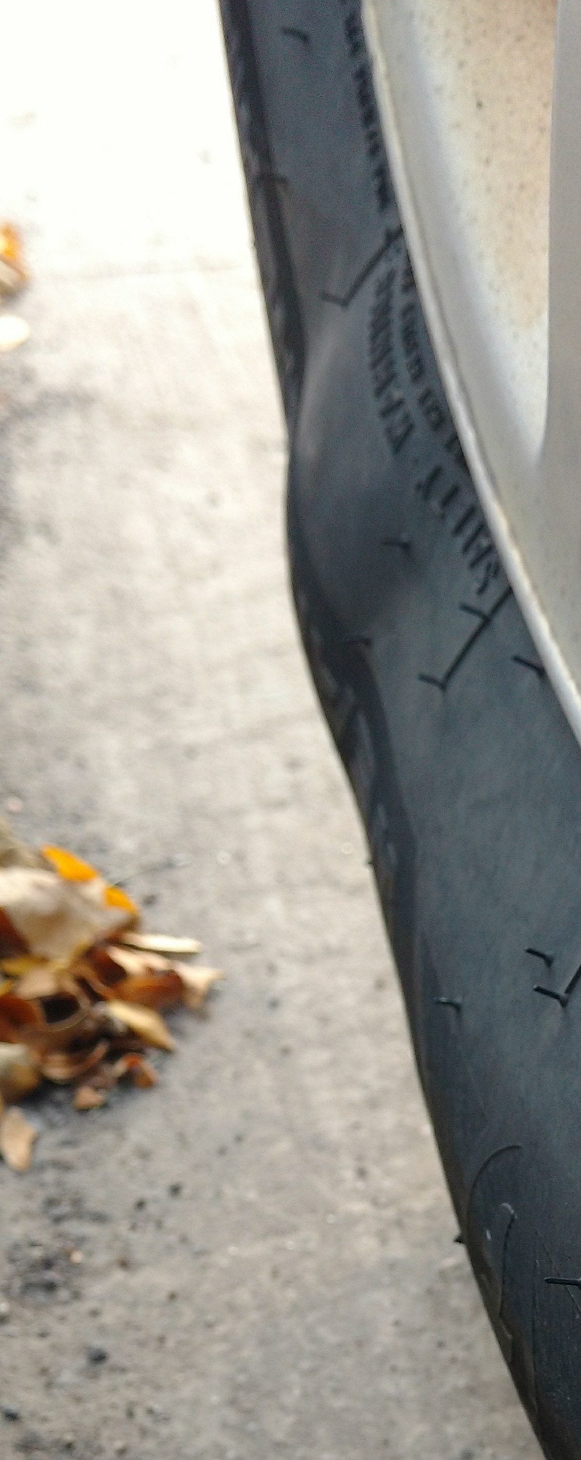 Tire bulge - RedFlagDeals.com Forums