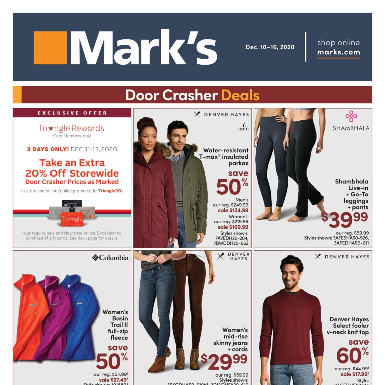 Mark's Weekly Flyer - Weekly Deals - Shop Online - Dec 10 – 16 ...