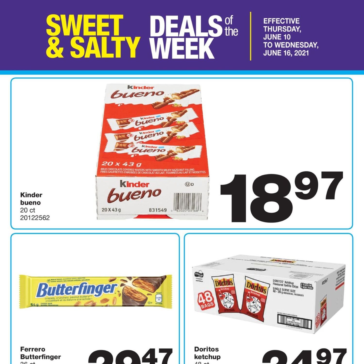 Wholesale Club Weekly Flyer - Sweet & Salty Deals of The Week - Jun 10 ...