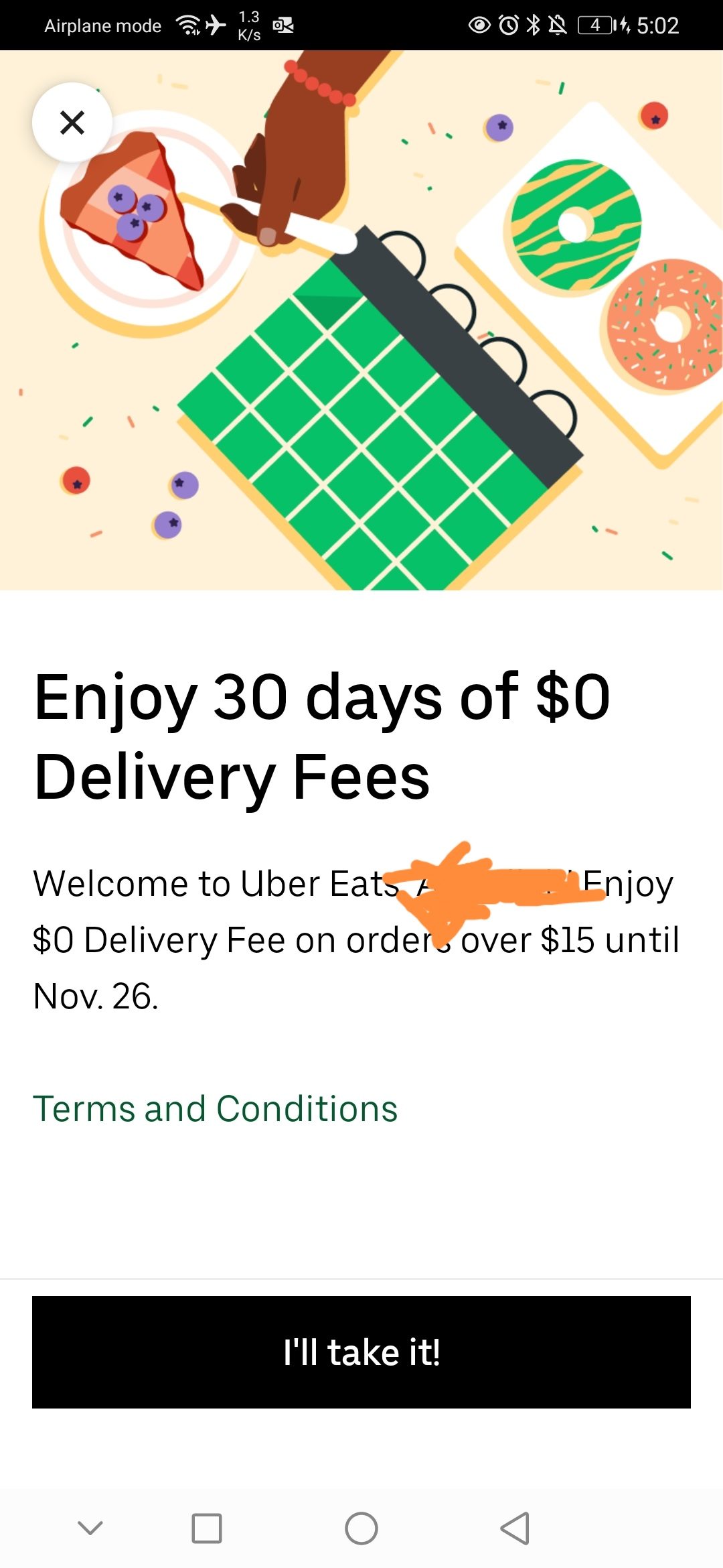 [Uber Eats] Free delivery for 30 days! (YMMV) - RedFlagDeals.com Forums
