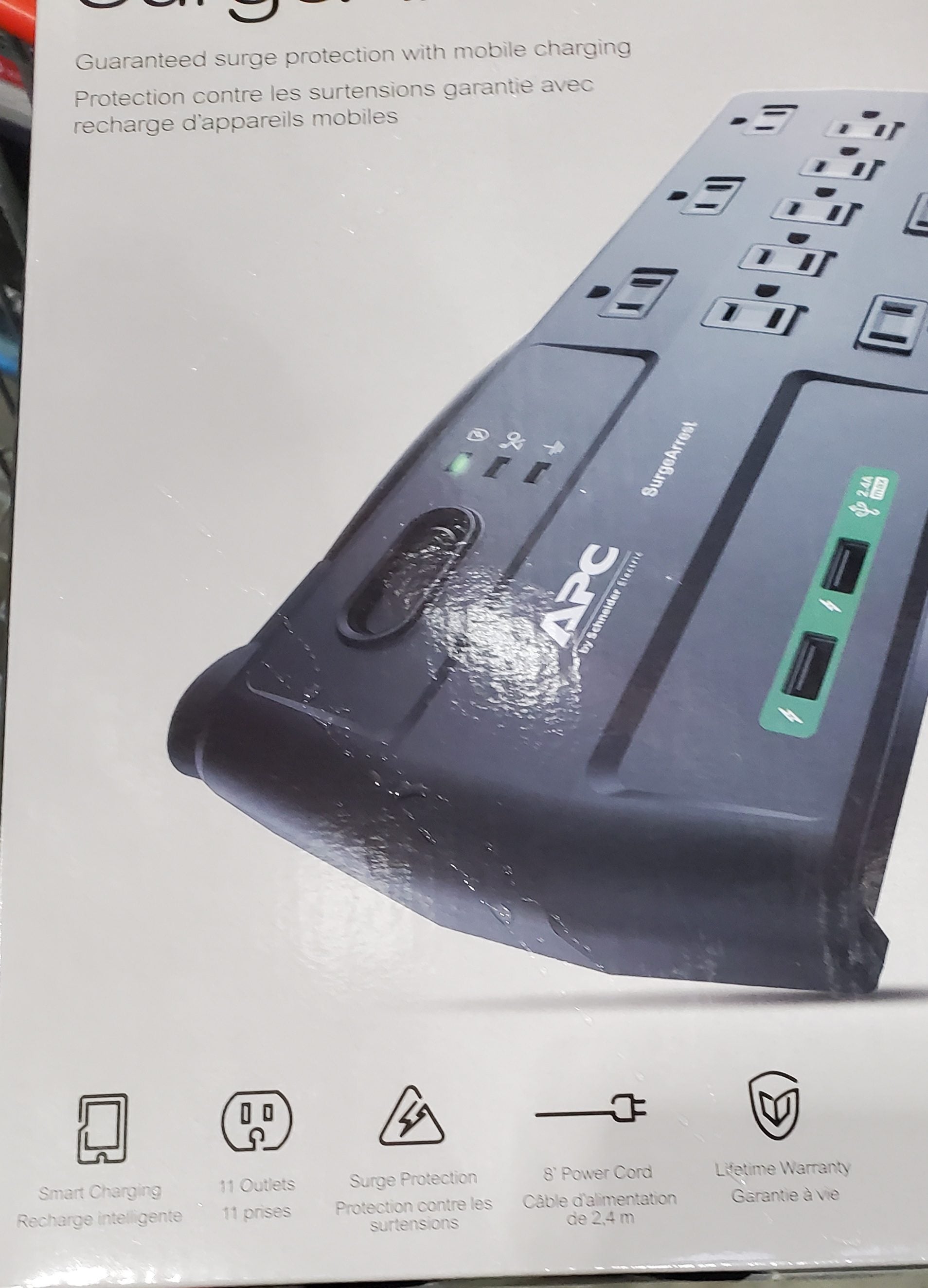 [Costco] APC SurgeArrest PowerBar with 11 outlets and 2 USB Ports $19. ...