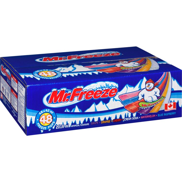 [No Frills] MR FREEZE - Canada Day Freezies, Assorted Flavours (6), 48 ...