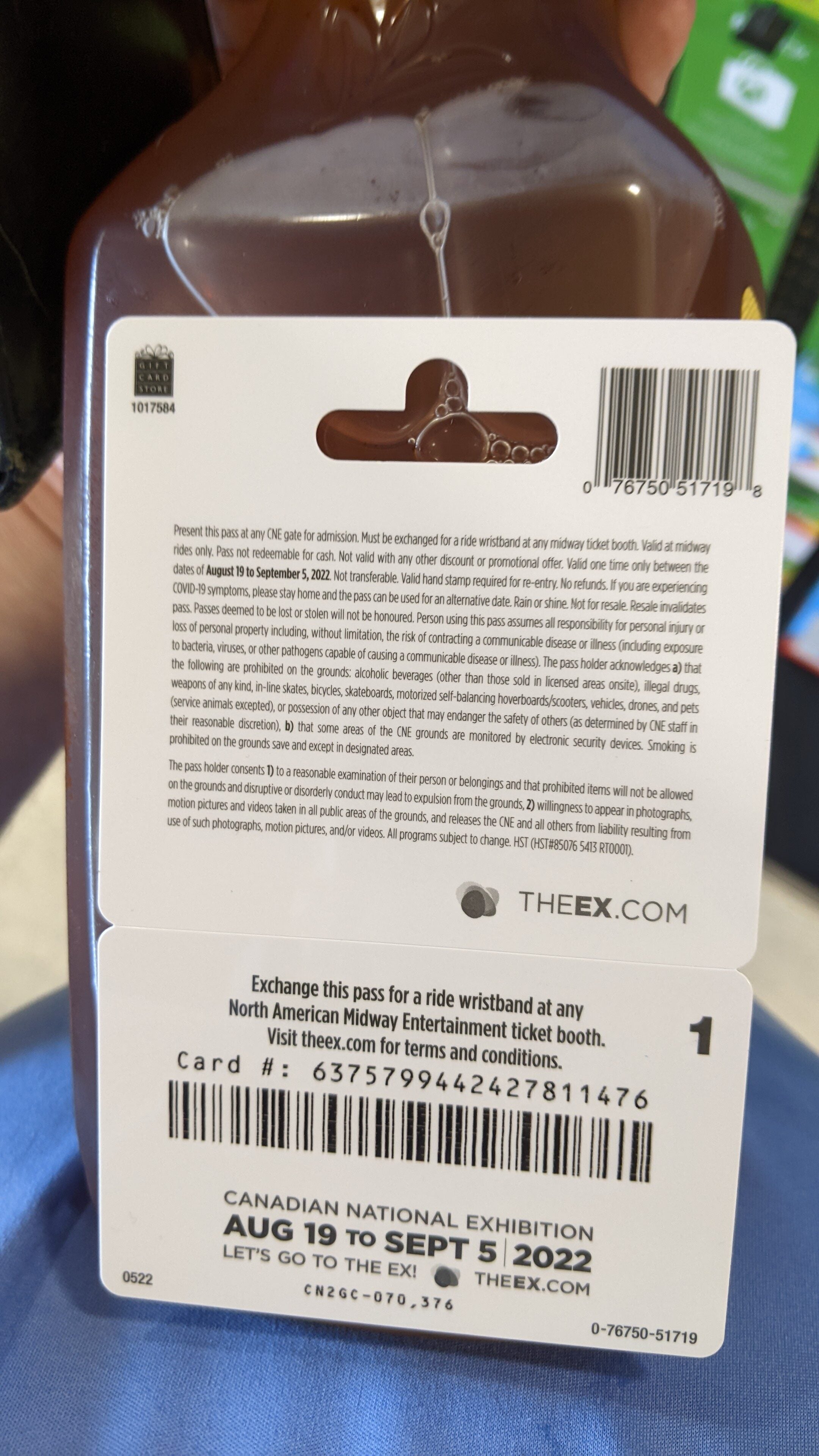 [Canadian National Exhibition] CNE Gift Cards Have Arrived - $22.60 ...