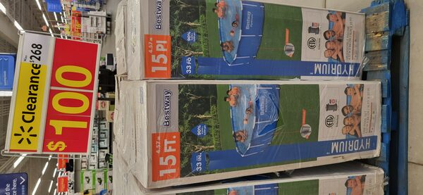 [Walmart] 15ft Above Ground Pool - $100 (YMMV) - RedFlagDeals.com Forums