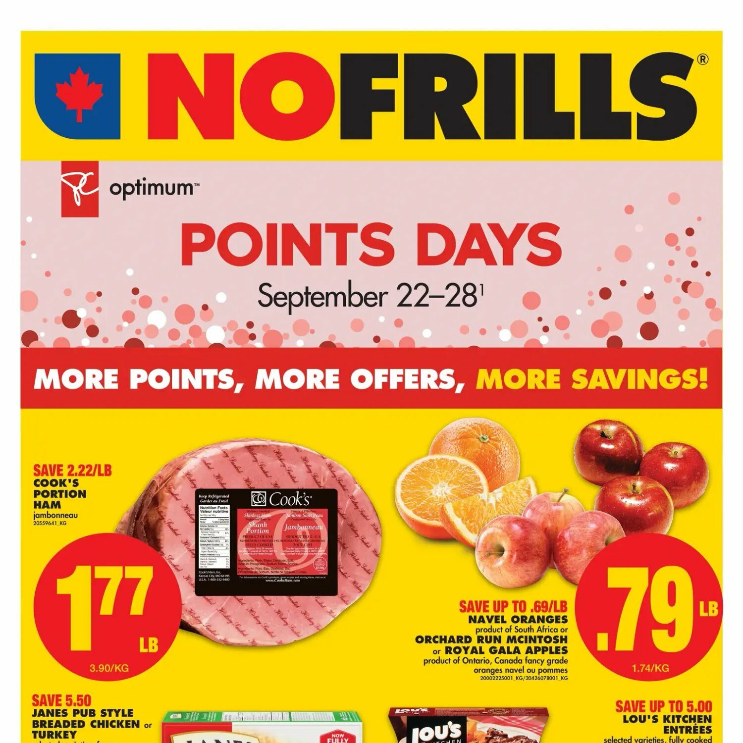 No Frills Weekly Flyer - Weekly Savings - Points Days (ON) - Sep 22 ...