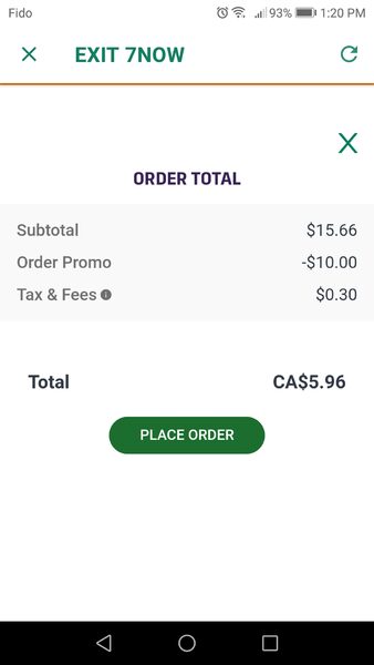 [7 Eleven] [YMMV] SAVE $10 on next 2 orders! Limited time only. Code ...