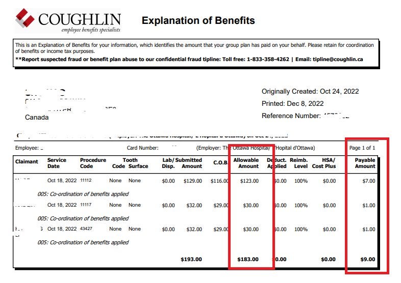 How COB(Coordinate Of Benefits) works? - RedFlagDeals.com Forums