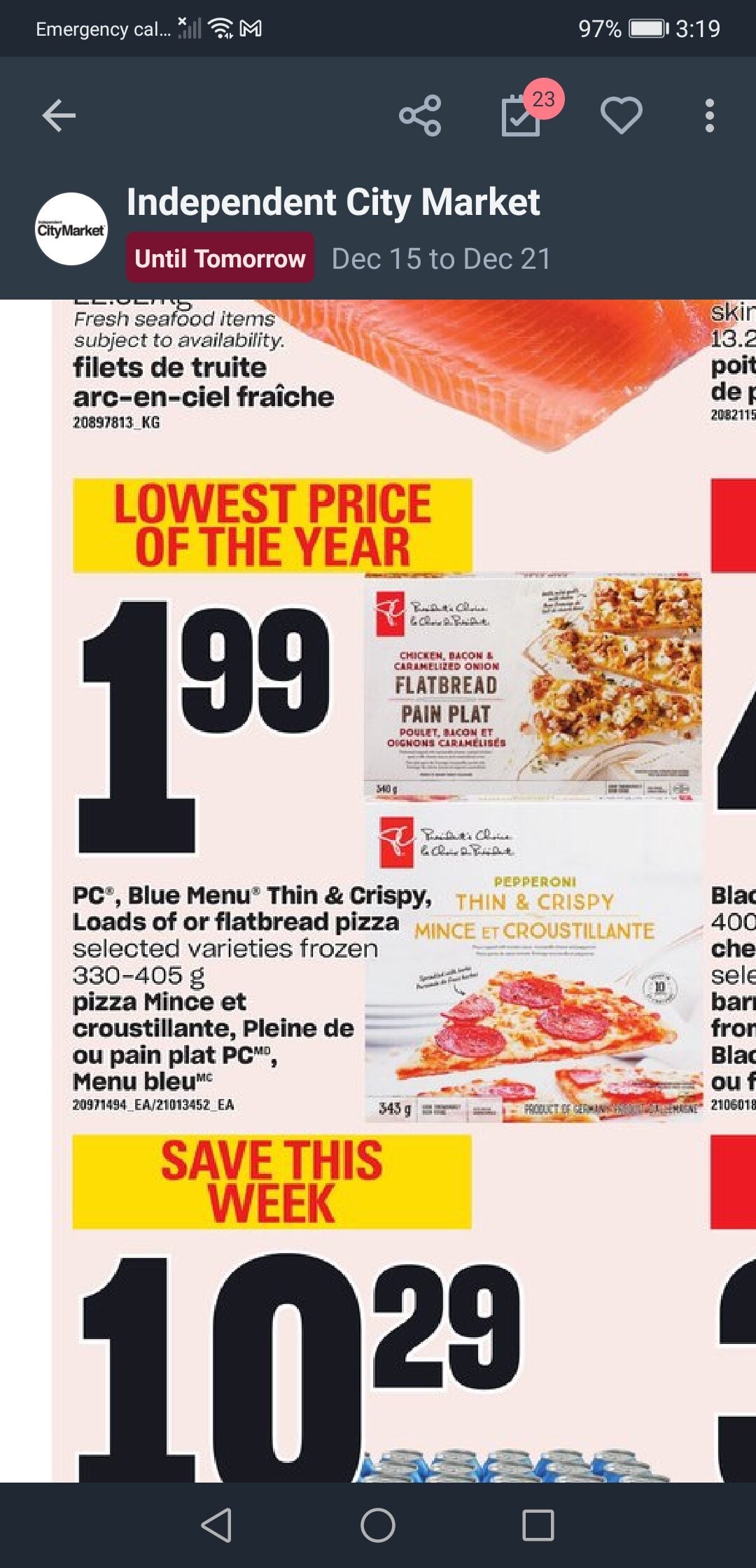 [Loblaws] Hot deal: PC thin and crispy frozen pizza $1.99, etc. - Page ...