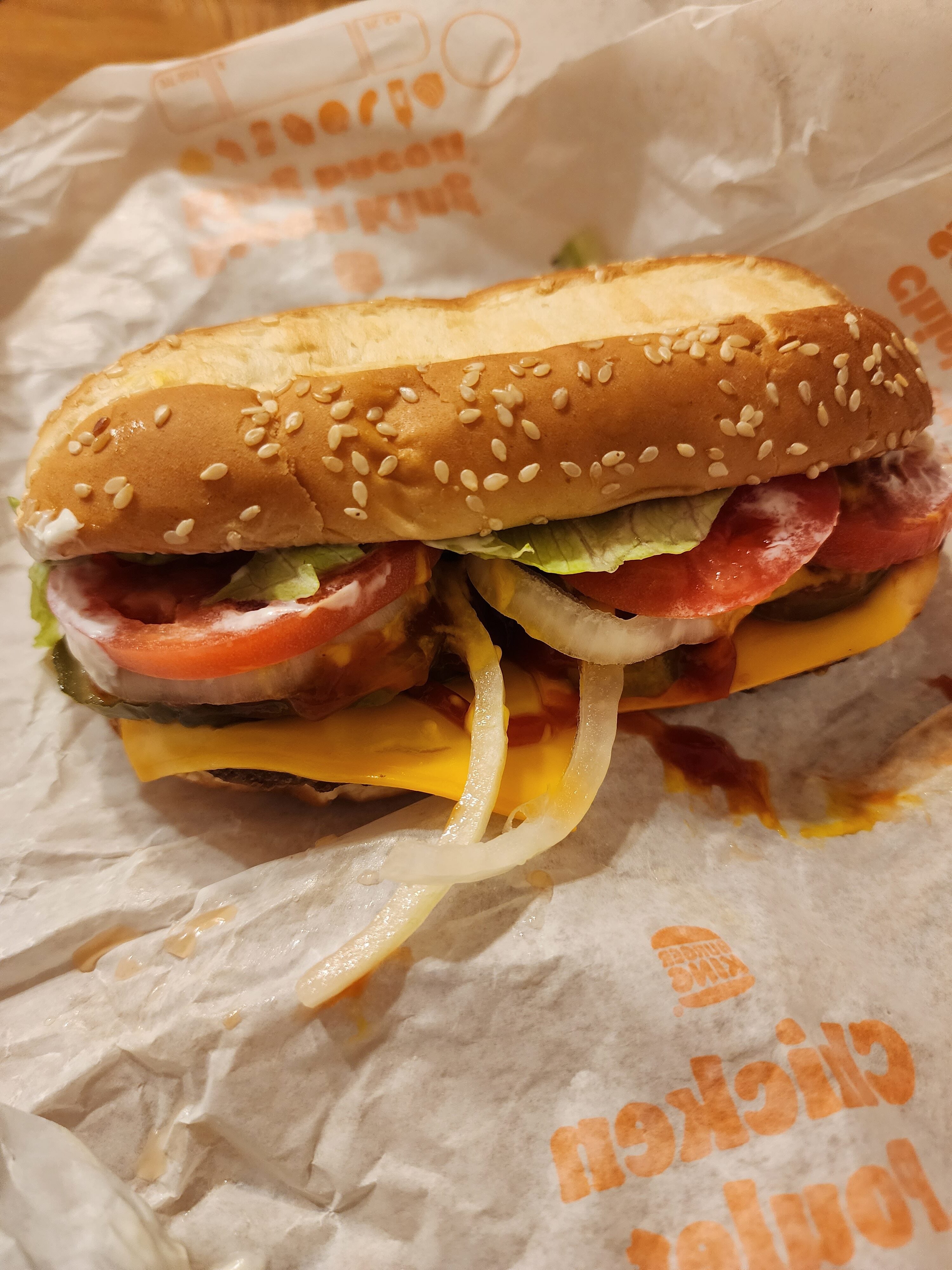 [Burger King] mix n’ match the Extra Long Cheeseburger and Original ...