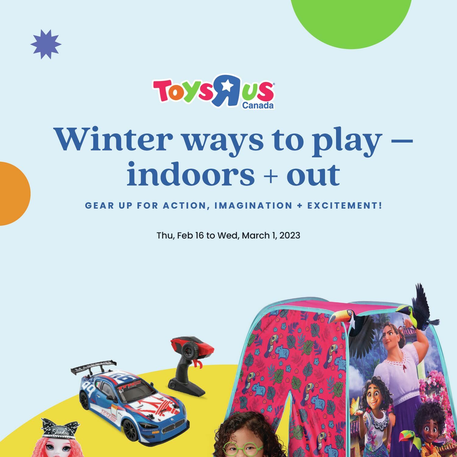 Toys R Us Weekly Flyer - 2 Weeks of Savings - Winter Ways To Play - Feb ...