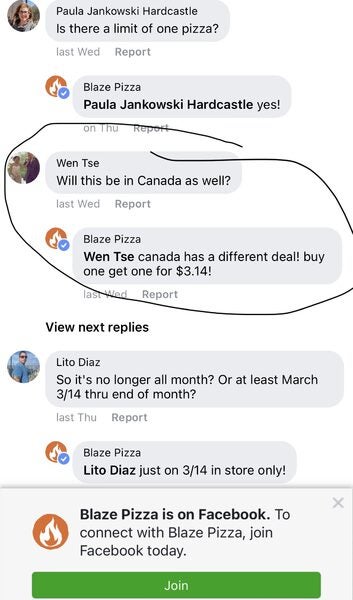 [Blaze Pizza] National Pi Day: Buy One Pizza Get One for $3.14 (March ...