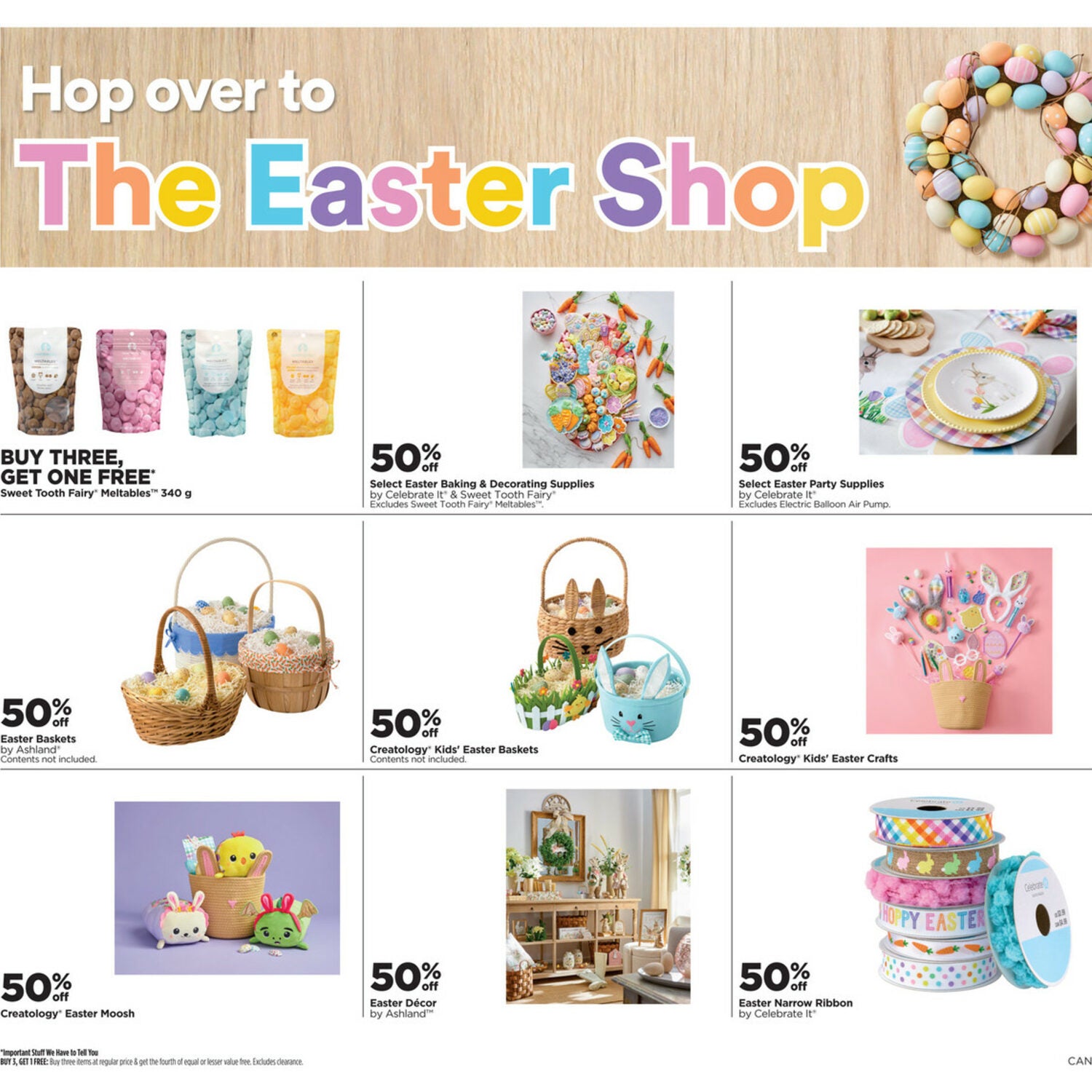 Michaels Weekly Flyer - Weekly Deals - The Easter Shop - Mar 31 – Apr 6 ...
