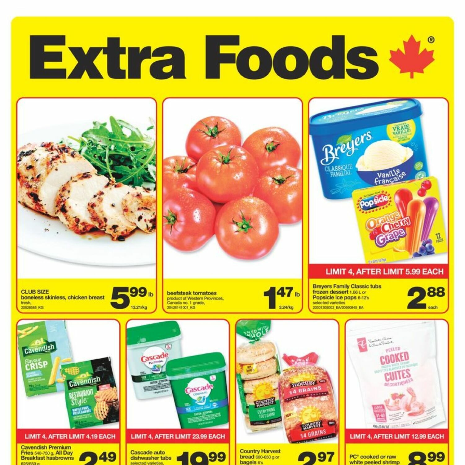 Extra Foods Weekly Flyer - Weekly Savings - Apr 20 – 26 - RedFlagDeals.com