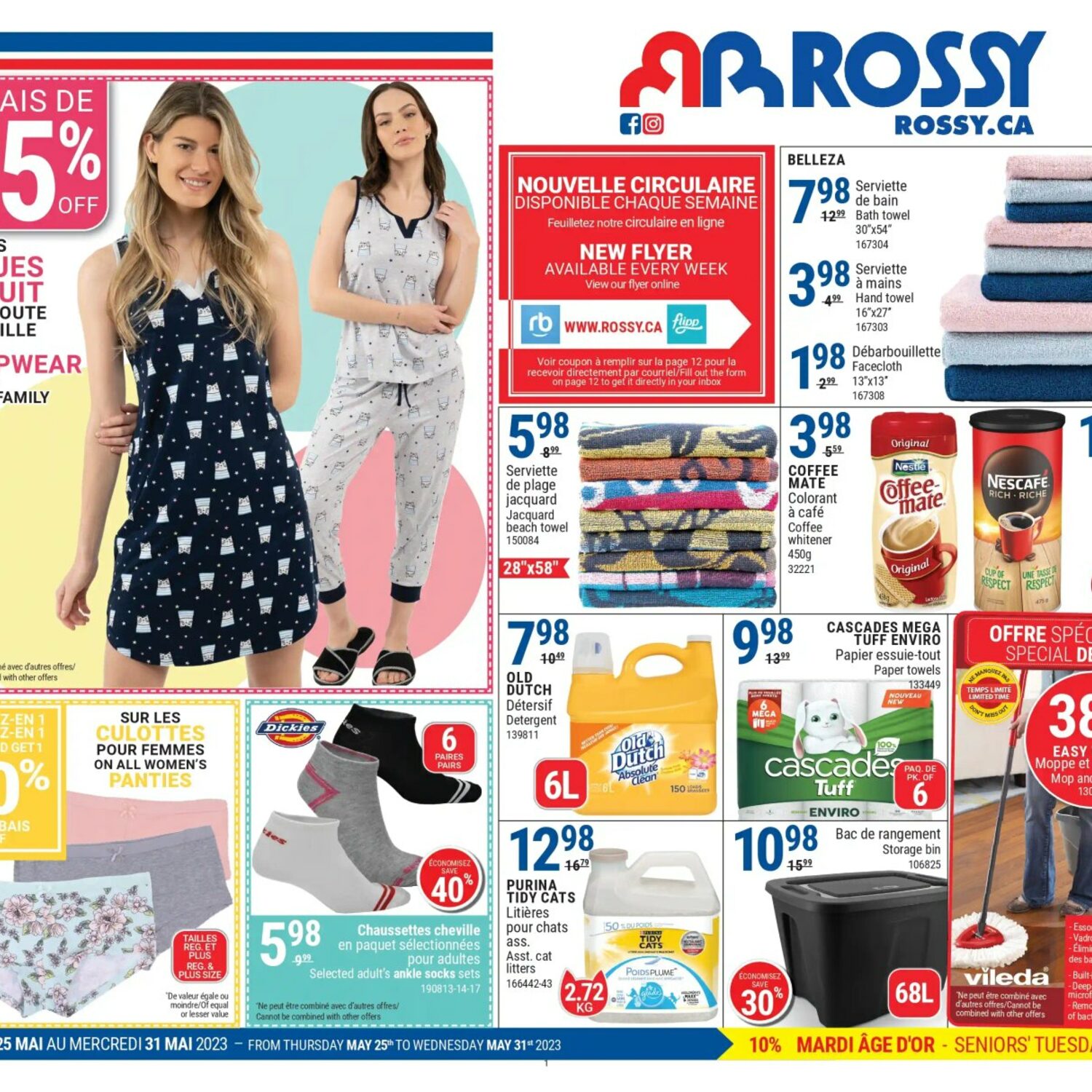 Rossy Weekly Flyer - Weekly Deals (QC/NB) - May 25 – 31 - RedFlagDeals.com