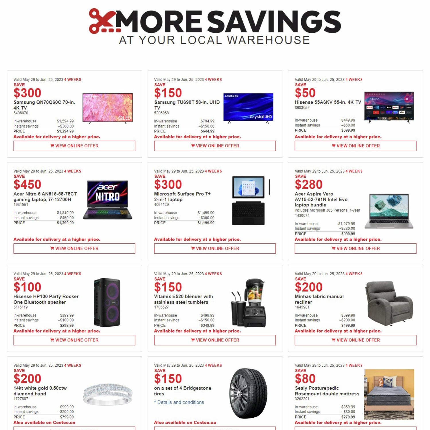 Costco Weekly Flyer - More Savings (West) - May 29 – Jun 25 ...