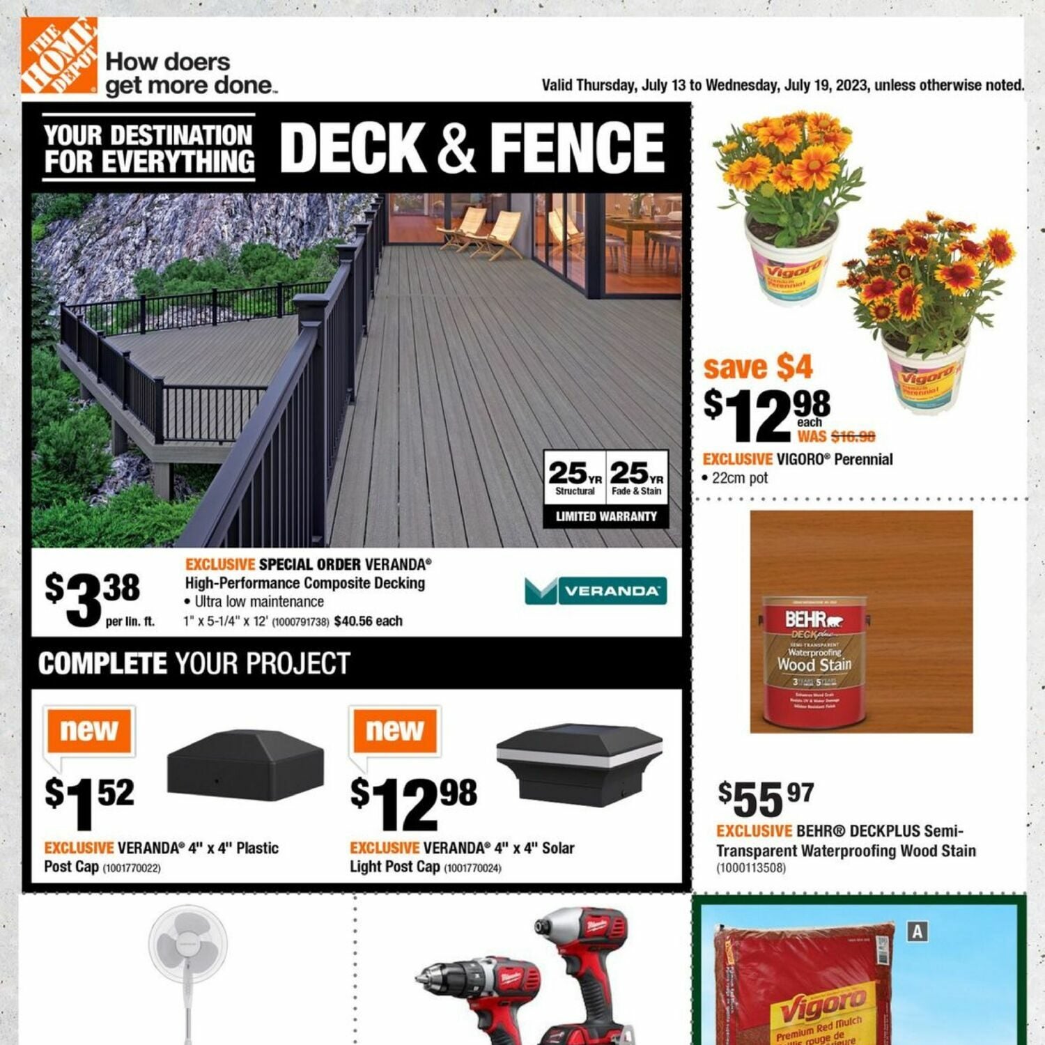 Home Depot Weekly Flyer - Weekly Deals (MB) - Jul 13 – 19 ...