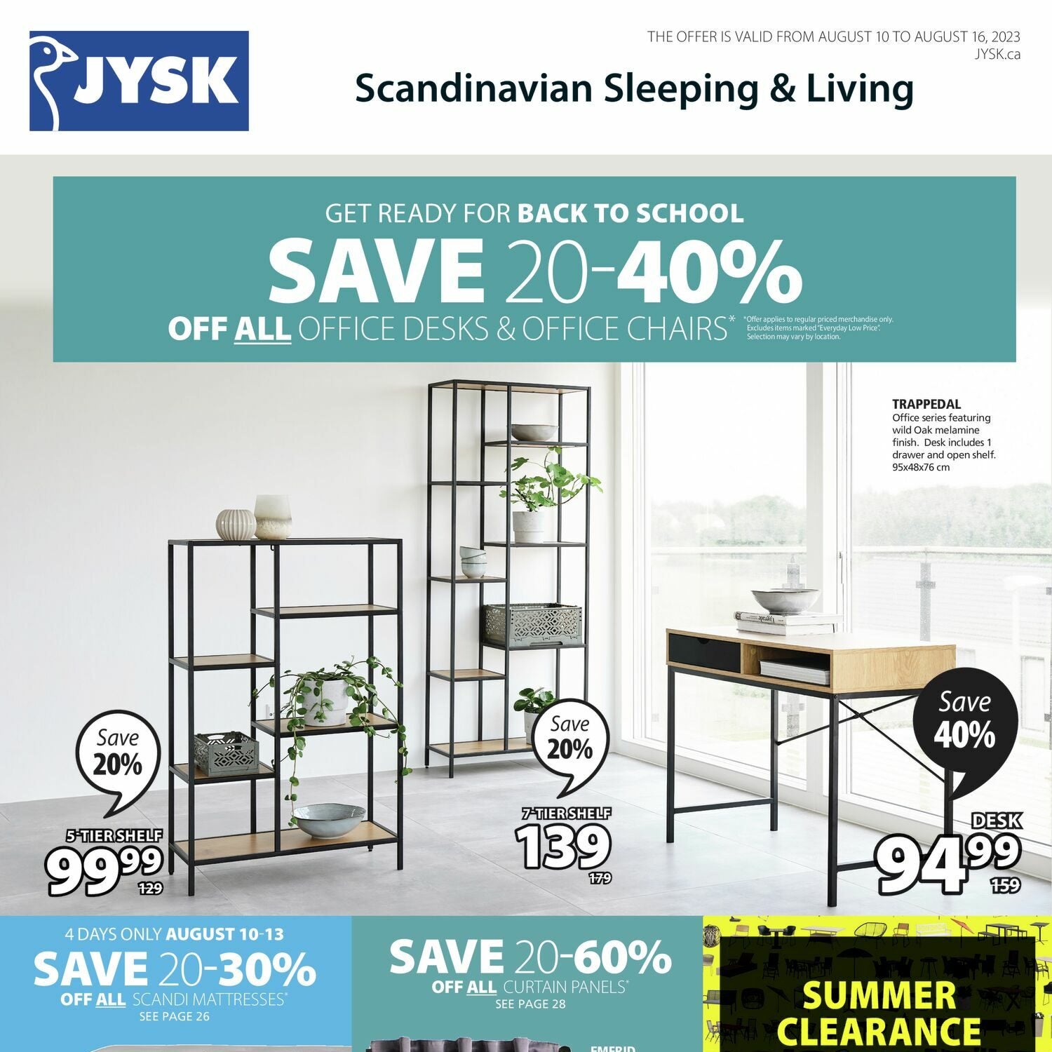 JYSK Weekly Flyer - Weekly Deals - Aug 10 – 16 - RedFlagDeals.com