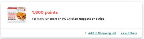 [Loblaws] PC Pub Recipe Chicken Nuggets or Strips 700g $5.99 + earn ...
