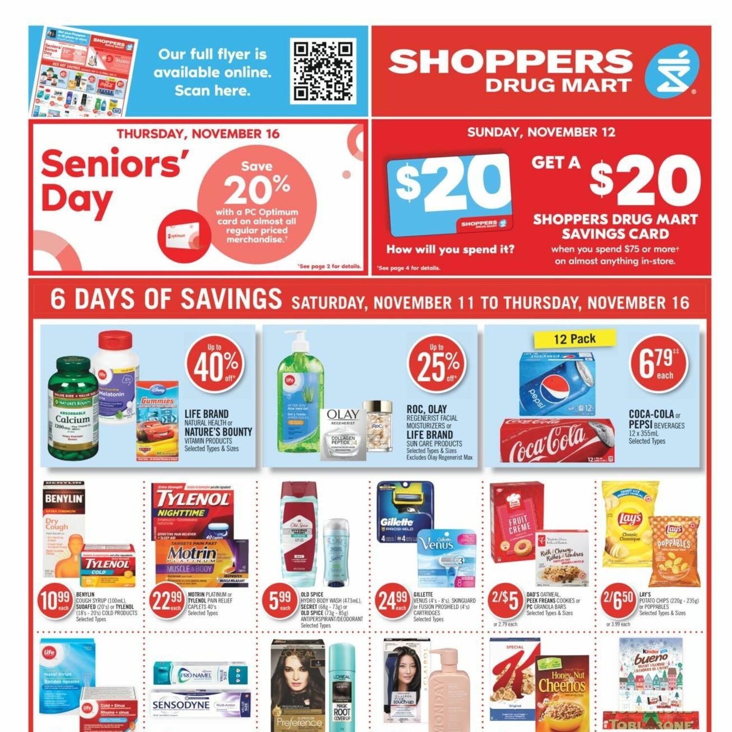 Shoppers Drug Mart Weekly Flyer - Weekly Savings (BC & SK) - Nov 11 ...