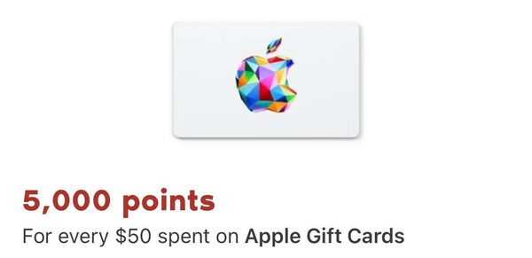 [PC Optimum] Get 5,000 PC Optimum points for every $50 spent on Apple ...