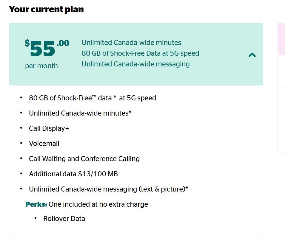 [Koodo] YMMV $55 80 GB 5G speed in Self Serve - RedFlagDeals.com Forums