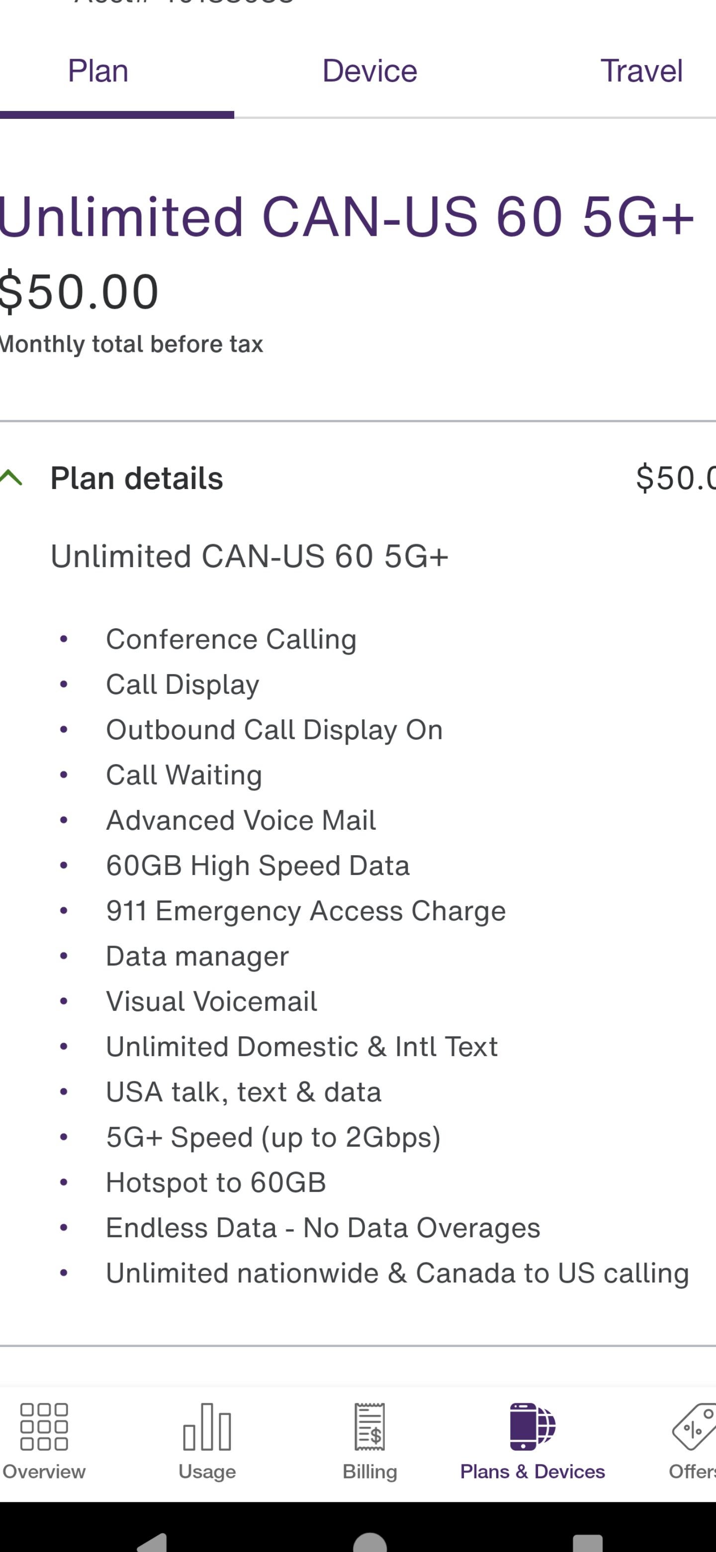 [Telus] [Black Friday] TELUS EPP BYOD Offer: Unlimited CAN-US 60GB 5G ...