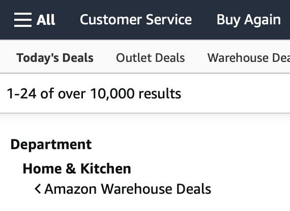 Check out the Amazon Warehouse Deals section from time to time, you can ...