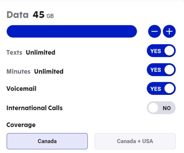 [Fizz] Price changed Apr 9: Fizz BC/AB/ON only $16/talk/text/1GB or $31/60 GB, +$3 to add Canada ...