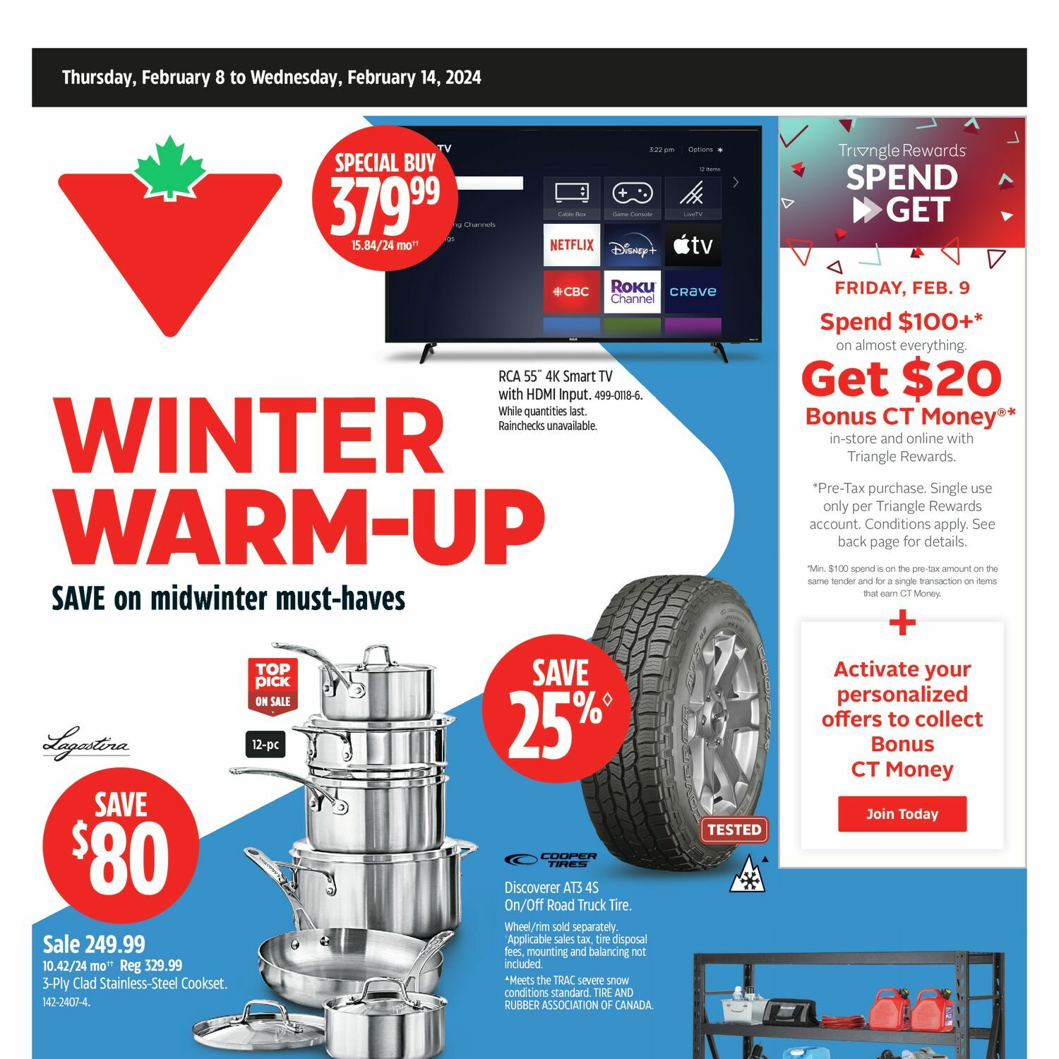 Canadian Tire Weekly Flyer - Weekly Deals - Winter Warm-Up (Ottawa Area ...