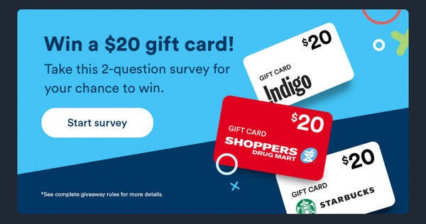 [Once] 2024/02/29 FLIPP: Take a two minute survey for a chance to Win a ...