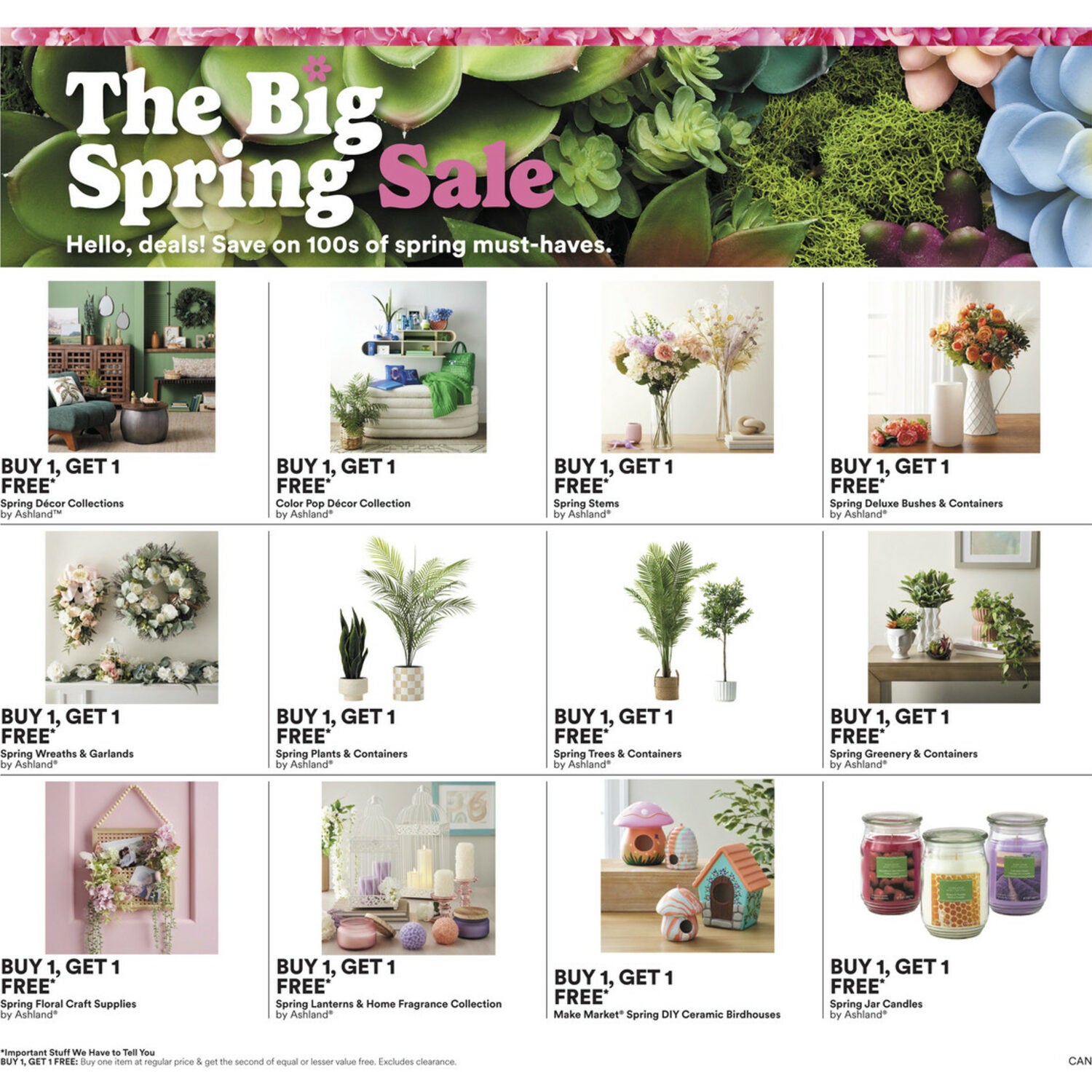 Michaels Weekly Flyer - Weekly Deals - The Big Spring Sale - Mar 1 – 7 ...