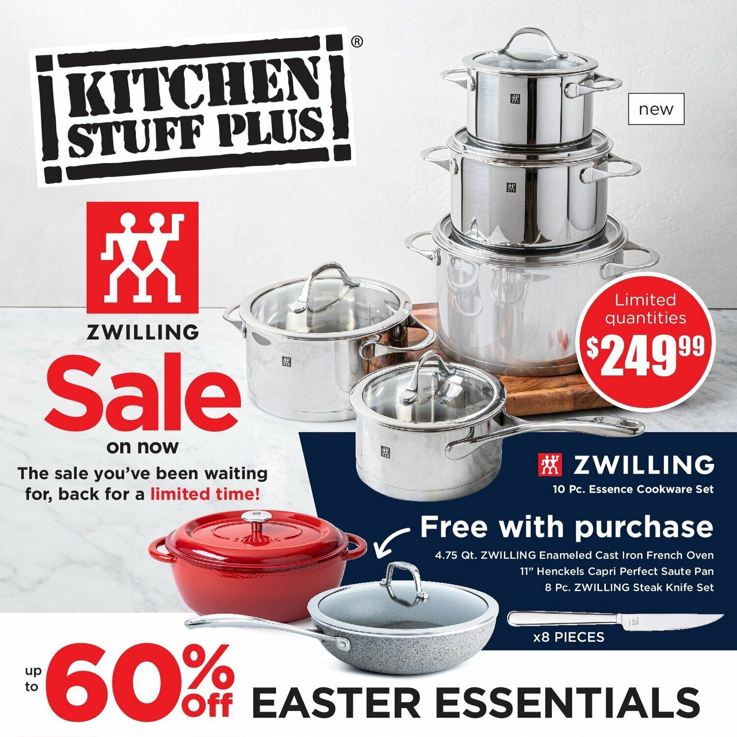 Kitchen Stuff Plus Weekly Flyer - Zwilling Sale & Easter Savings - Mar ...