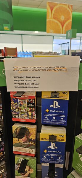[Metro] [Food Basics] Get a $10 Gift Card w/ purchase of $100 Uber or ...